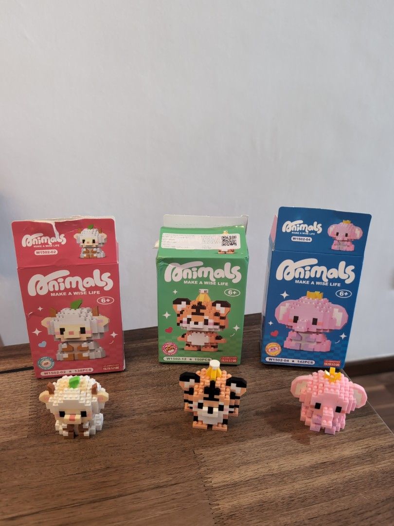 Animals Building Blocks - Various Models, Hobbies & Toys, Toys & Games ...