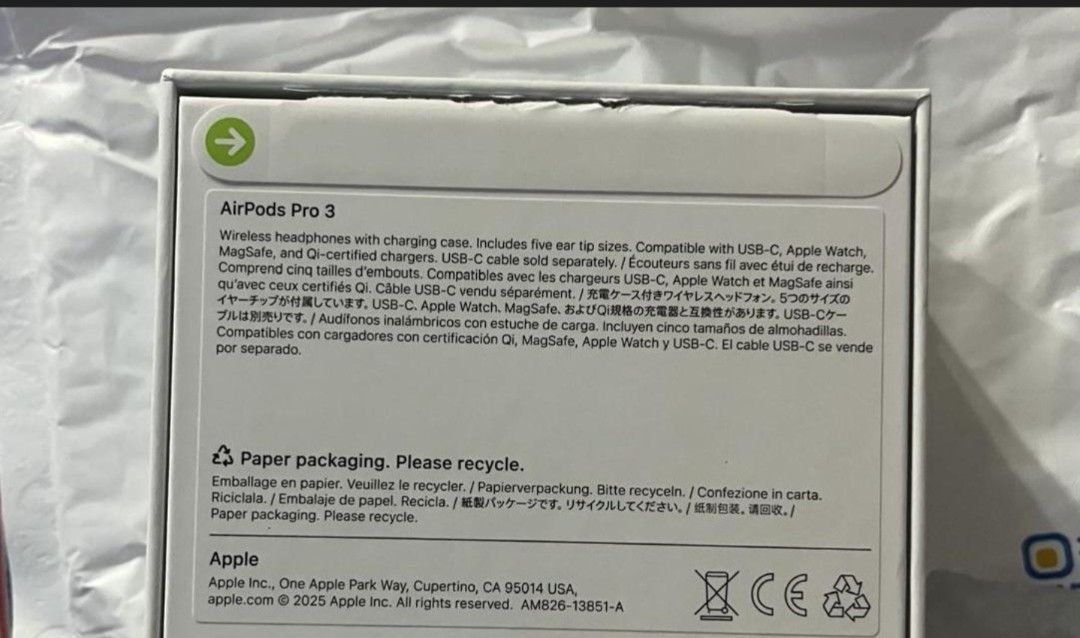 Apple AirPods Pro 3 - Brand New, Audio, Earphones on Carousell