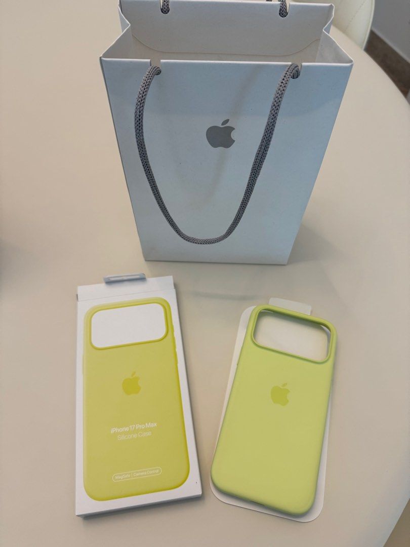 Apple iPhone 17 Pro Max Silicone Case - Yellow, Mobile Phones & Gadgets ...