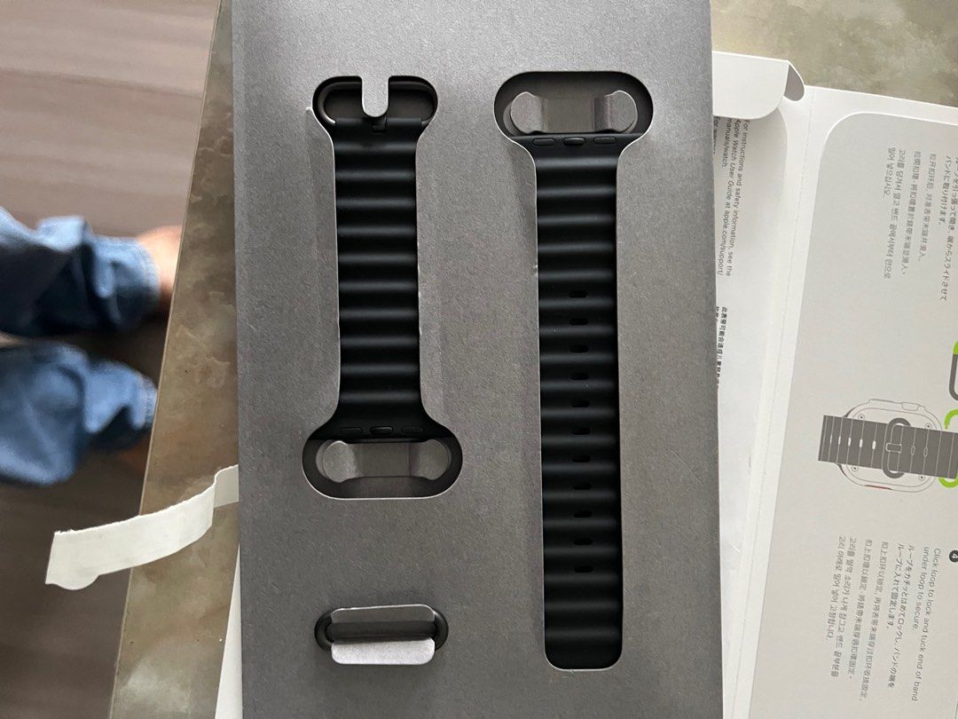 Apple Watch Ultra Ocean Band - Black, Mobile Phones & Gadgets ...