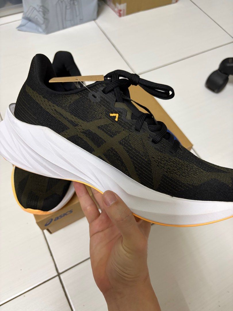 Asics Dynablast 5 Black/Brown Stone Men's Running Shoes, Men's Fashion ...