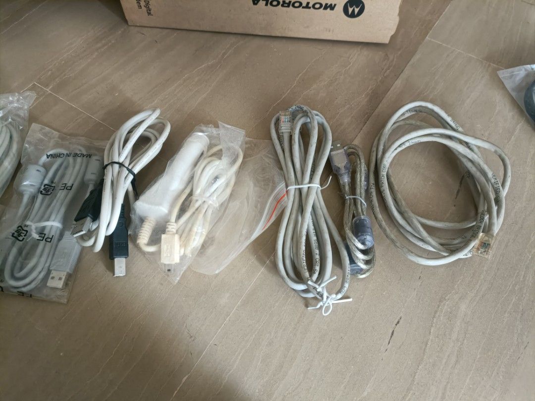 Assorted Cables - Power, USB, RCA, Ethernet, Computers & Tech, Parts ...