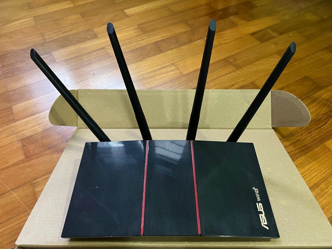 ASUS RT-AX3000P Dual Band WiFi 6 Router, Computers & Tech, Parts ...