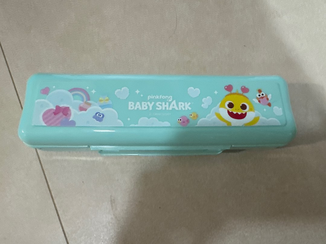 Authentic Pinkfong Baby Shark Case, Hobbies & Toys, Stationery & Craft ...