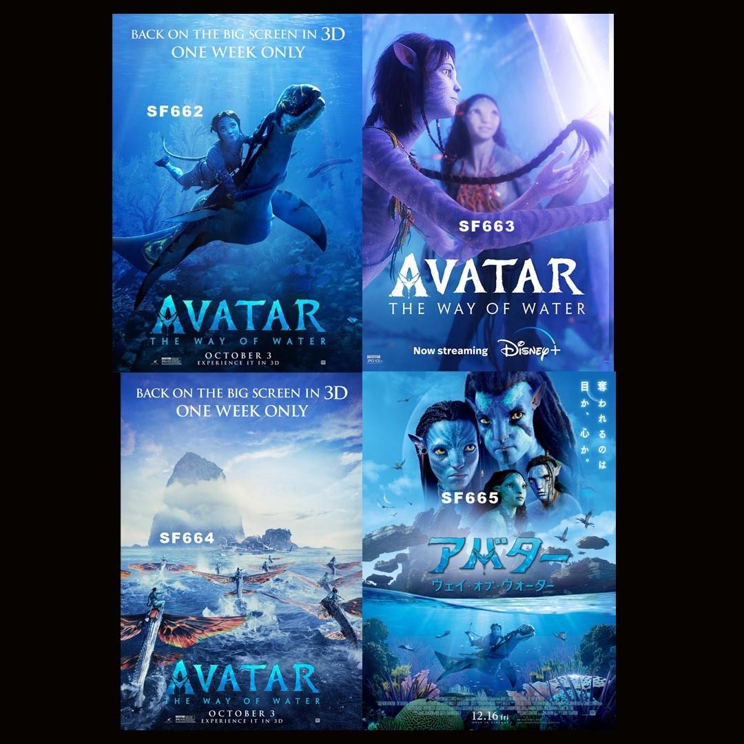Avatar: Fire and Ash Movie Posters PART 3, Hobbies & Toys, Art & Prints ...