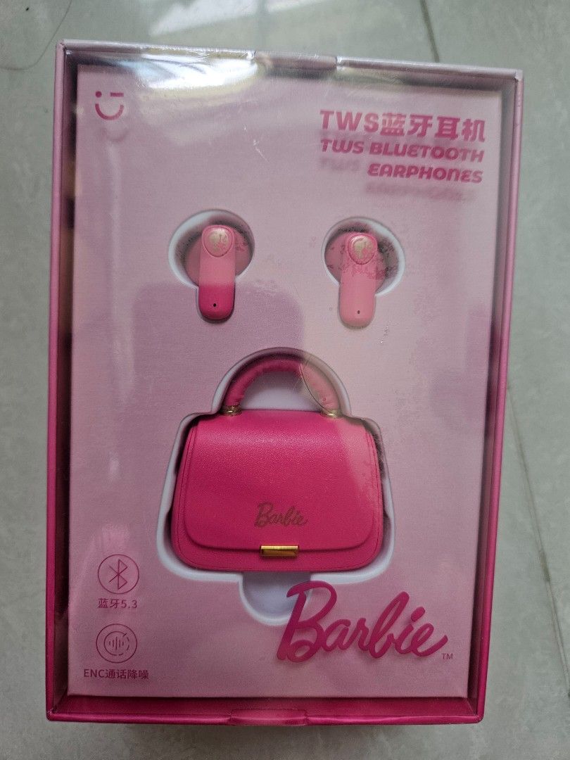 Barbie TWS Bluetooth Earphones, Audio, Earphones on Carousell