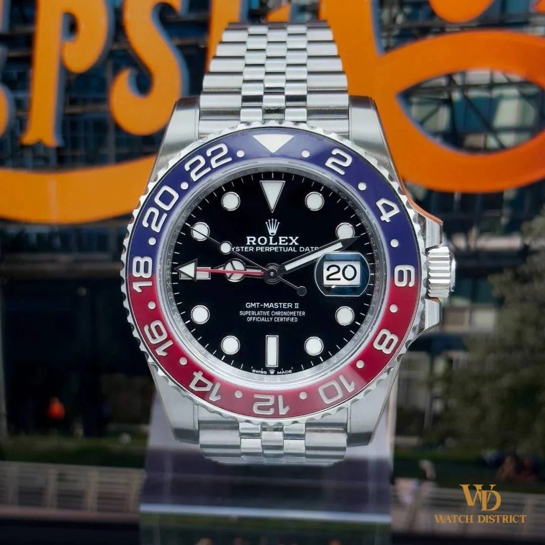 BEST PRICE Full Set Rolex GMT-Master II “Pepsi” 126710BLRO MK2 Aug 2019 ...