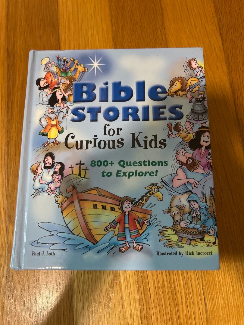 Bible Stories for Curious Kids - Illustrated Book, Hobbies & Toys ...