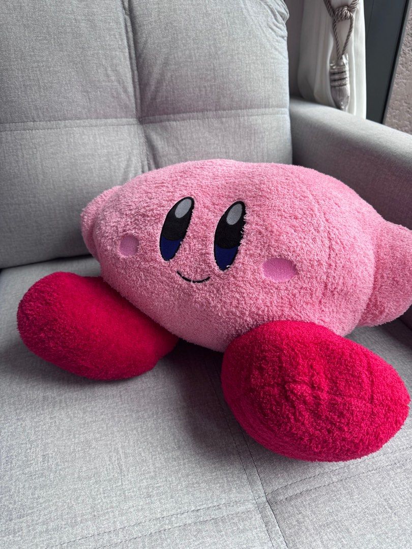 Big Kirby Plushie, Hobbies & Toys, Toys & Games on Carousell