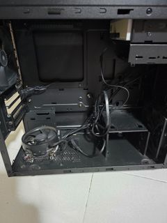 Black PC Case with Tempered Glass Side Panel, Computers & Tech ...
