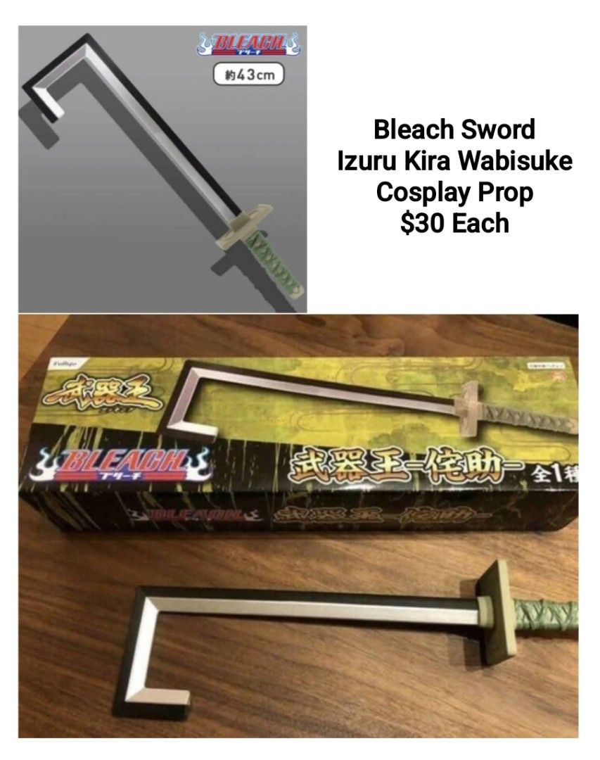 Bleach Sword Izuru Kira Wabisuke Cosplay Prop | Anya, Hobbies & Toys ...