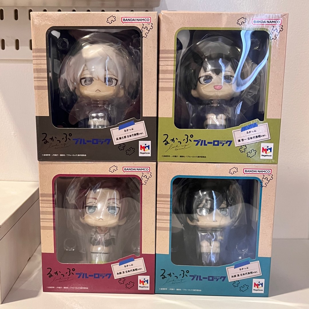 BlueLock Figures LOOKUP (NAGI, ISAGi, SAE ITOSHI, RIN), Hobbies & Toys ...