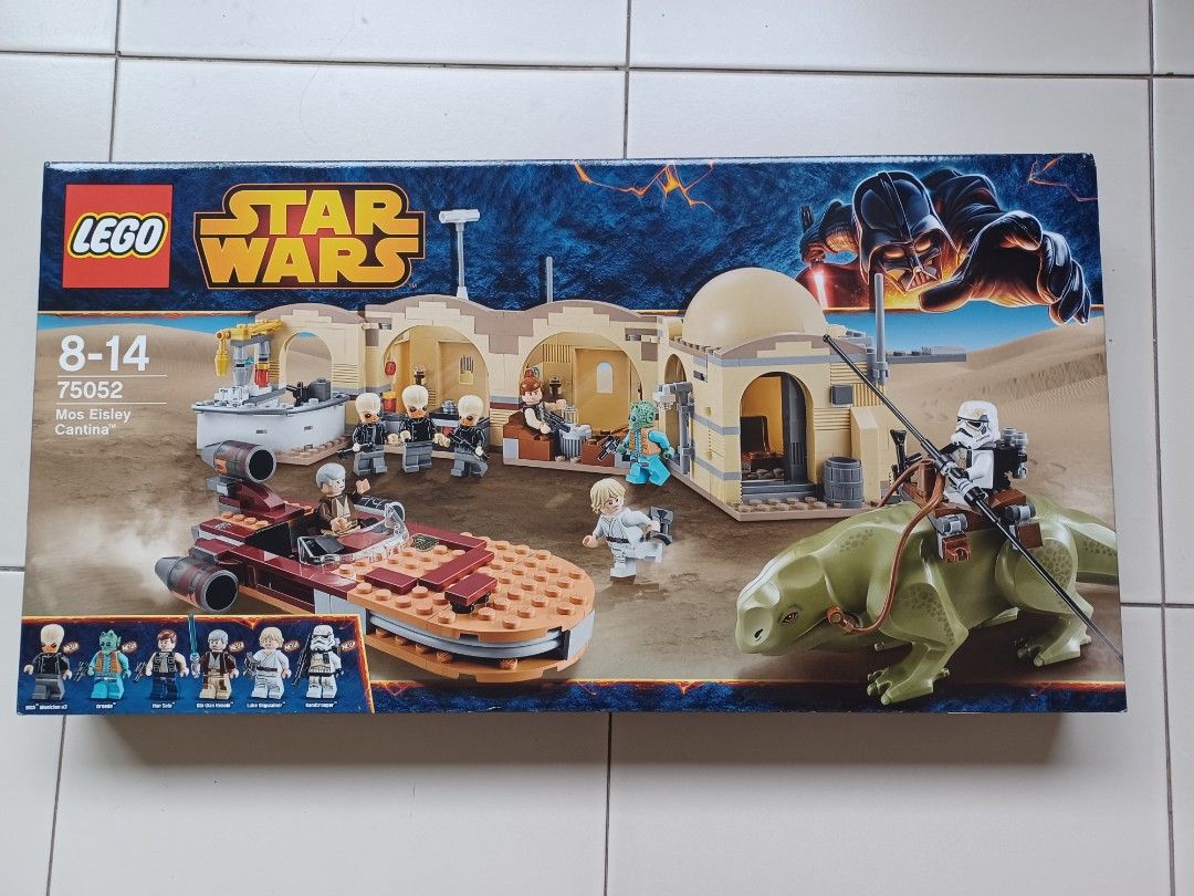 bnib sealed! lego Star Wars Mos Eisley Cantina 75052 greedo obi-wan ...