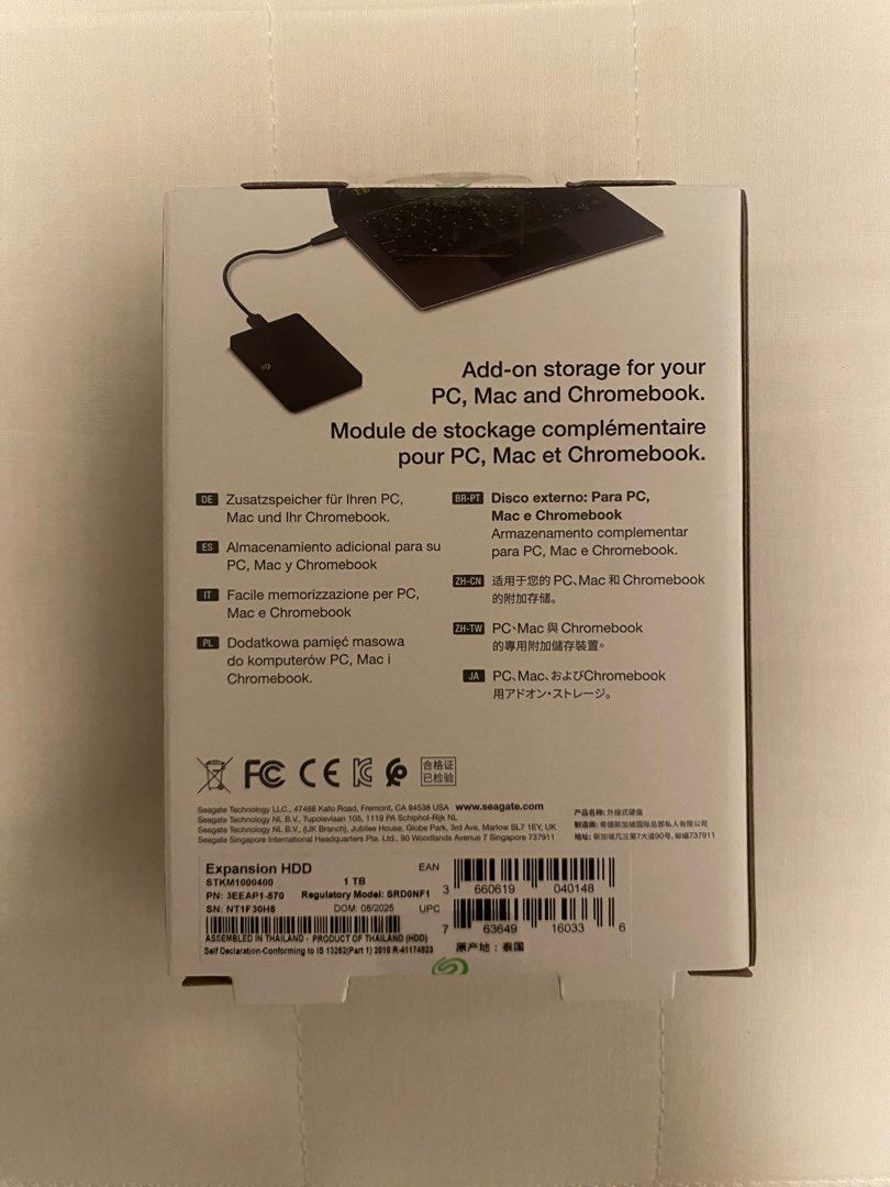 Brand New Seagate Expansion 1TB External Hard Drive, Computers & Tech ...