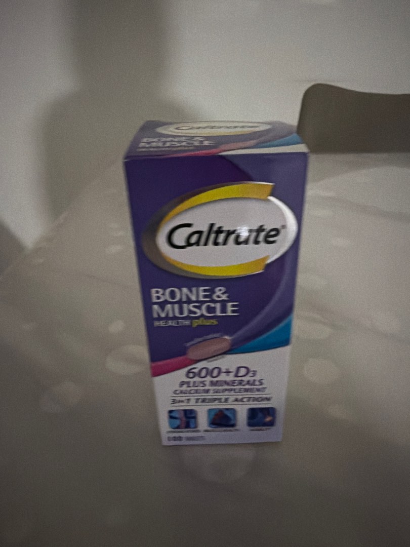 Caltrate Bone & Muscle Health Plus Supplement, Health & Nutrition ...