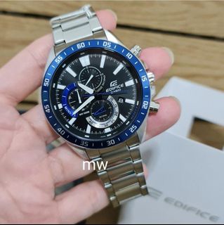 Casio men's stainless steel analog quartz big size watch efv-620d-1a4 ...