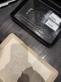 Chrome Hearts Cross Ball Stud Earrings, 名牌, 飾物及配件 - Carousell