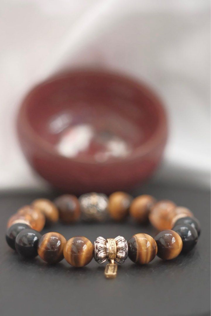 Citrine+Tiger Eye+Hypersthene, Women's Fashion, Jewelry & Organisers ...