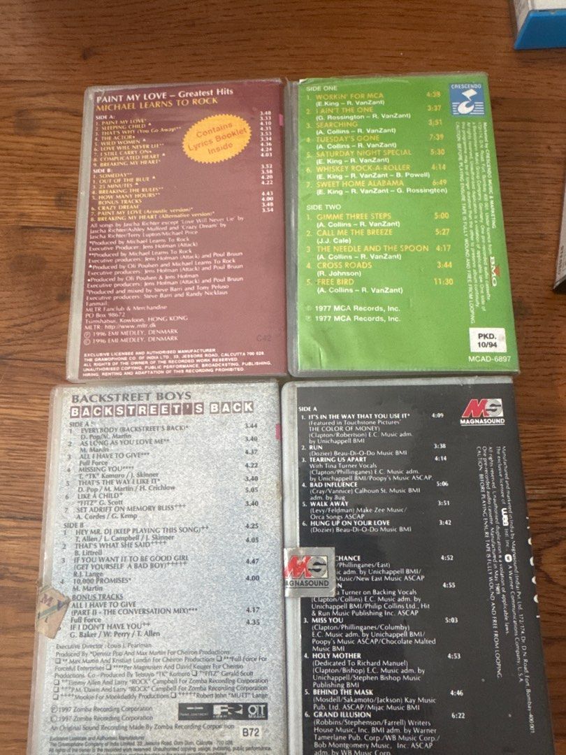 Clamshell Cassettes, Hobbies & Toys, Music & Media, CDs & DVDs on Carousell