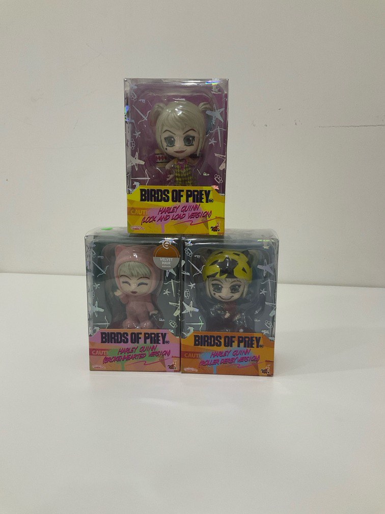(Clearance) hot toys cosbaby Birds of Prey Harley Quinn set, Hobbies ...