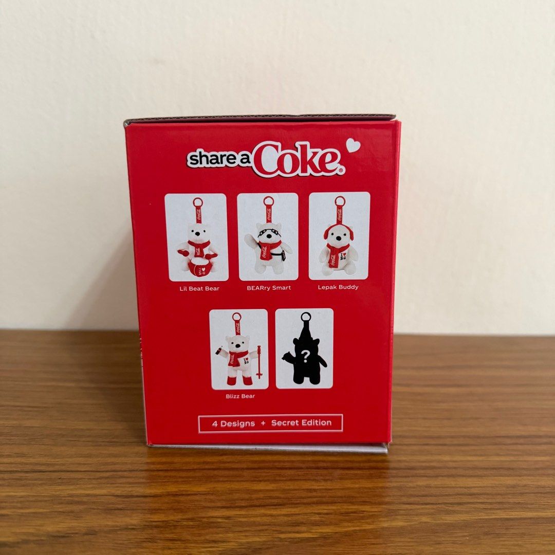 Coca-Cola Polar Bear Blind Box Keychain, Hobbies & Toys, Toys & Games ...