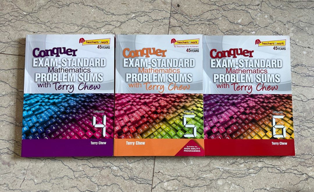 3 books for $20 - Conquer Exam-Standard Mathematics Problem Sums ...