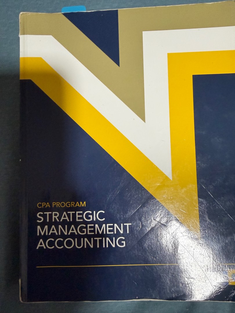 CPA Program Strategic Management Accounting Textbook, Hobbies & Toys ...