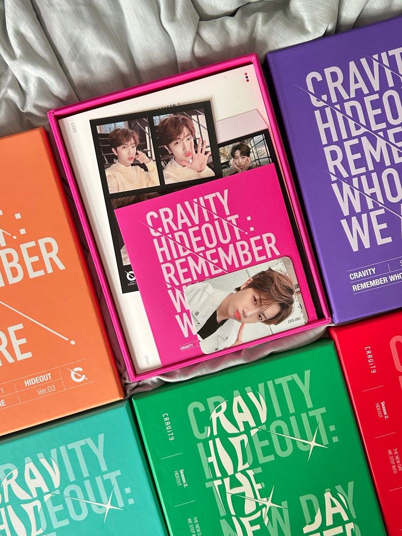 Cravity Albums Hideout: Remember Who We Are Album Set, Hobbies & Toys ...