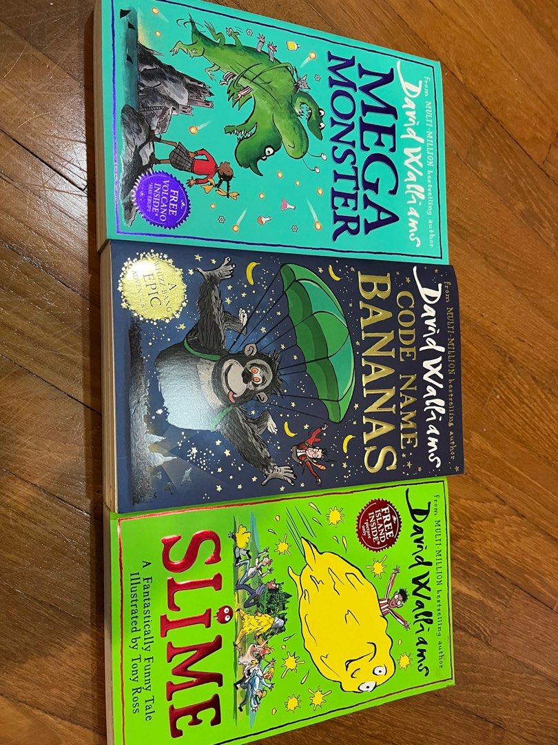 David Walliams Books - Mega Monster, Code Name Bananas, Slime, Hobbies ...