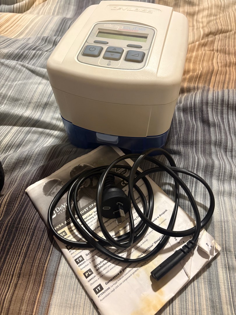 DeVilbiss SleepCube CPAP Machine, Health & Nutrition, Medical Supplies ...