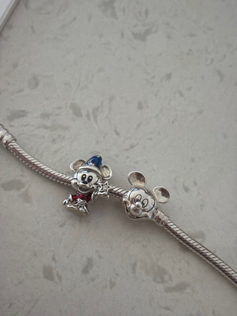 Disney Pandora Mickey Mouse Charms, Women's Fashion, Jewelry ...
