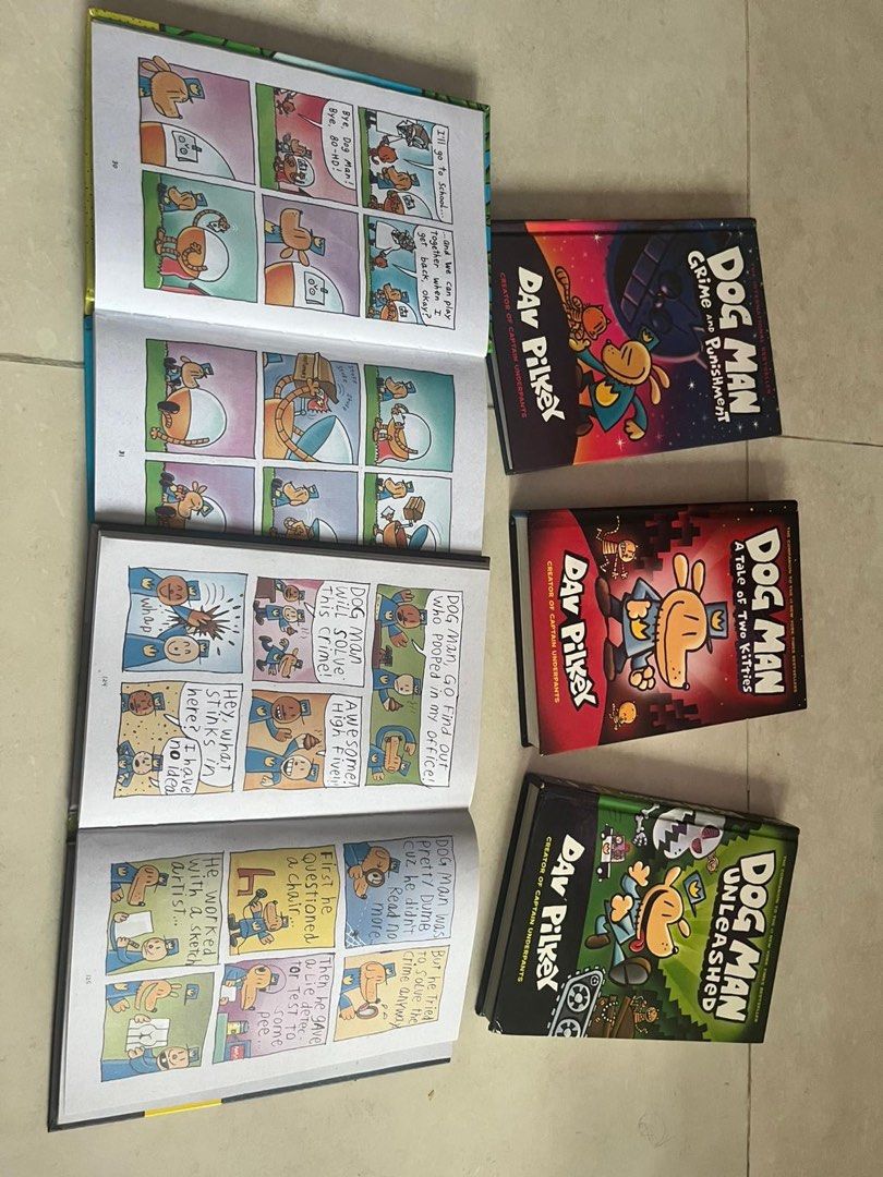Dog Man Book Series by Dav Pilkey, Hobbies & Toys, Books & Magazines ...
