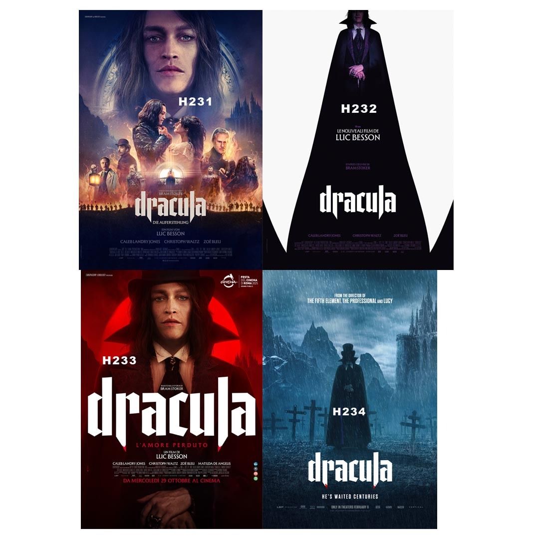 Dracula: A Love Tale Movie Posters (2025), Hobbies & Toys, Art & Prints ...
