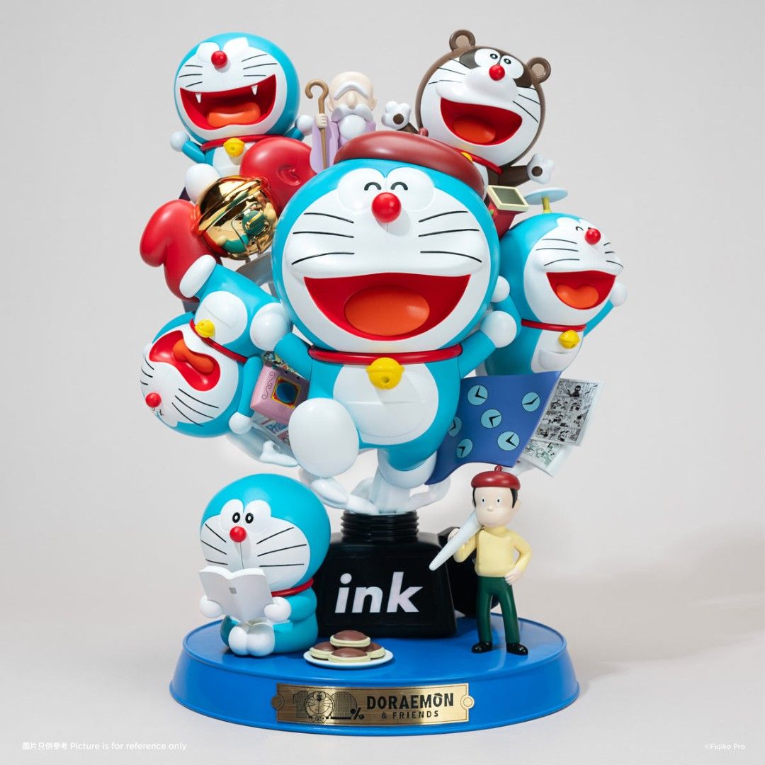 (Edition of 300) Doraemon 100% Doraemon and Friends Shanghai Doraemon ...