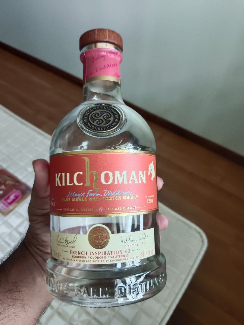 Empty bottle and box - Kilchoman, Everything Else on Carousell