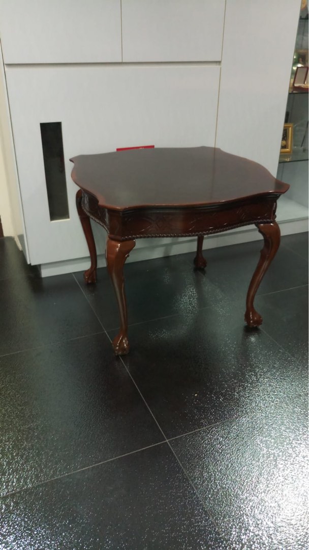 English type elegant square table, Furniture & Home Living, Furniture ...