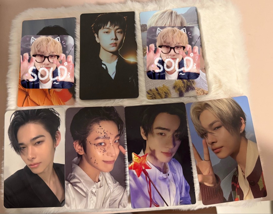 ENHYPEN Photocards - Various Members, Hobbies & Toys, Memorabilia ...