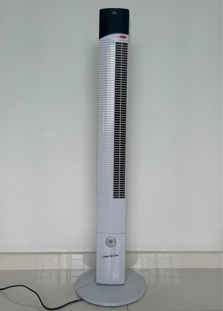 EuropAce Tower Fan 1.1m Ionizer with Strong Airflow and Remote Control ...
