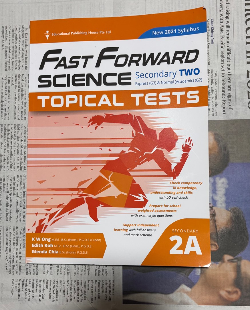 Fast Forward Science Secondary 2A Topical Tests, Hobbies & Toys, Books ...