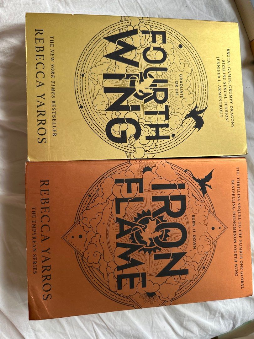 Fourth Wing & Iron Flame by Rebecca Yarros, Hobbies & Toys, Books & Magazines, Fiction & Non ...