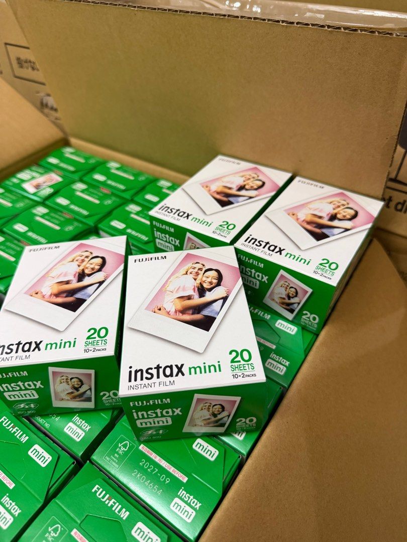 Fujifilm Instax Mini Instant Film - 20 Sheets, Photography, Cameras on ...