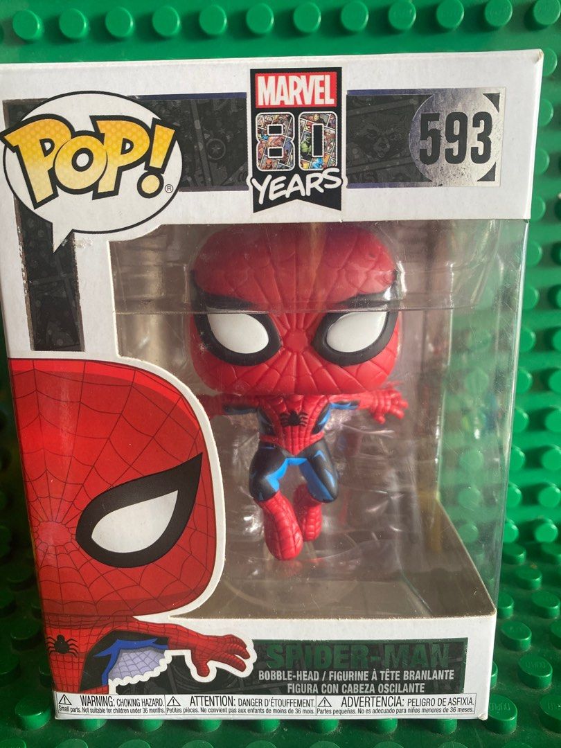 Funko Pop! Marvel 80 Years Spider-Man #593, Hobbies & Toys, Toys ...