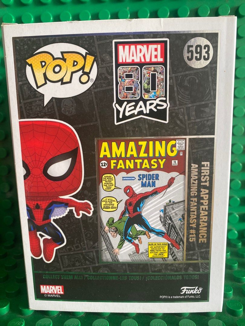 Funko Pop! Marvel 80 Years Spider-Man #593, Hobbies & Toys, Toys ...