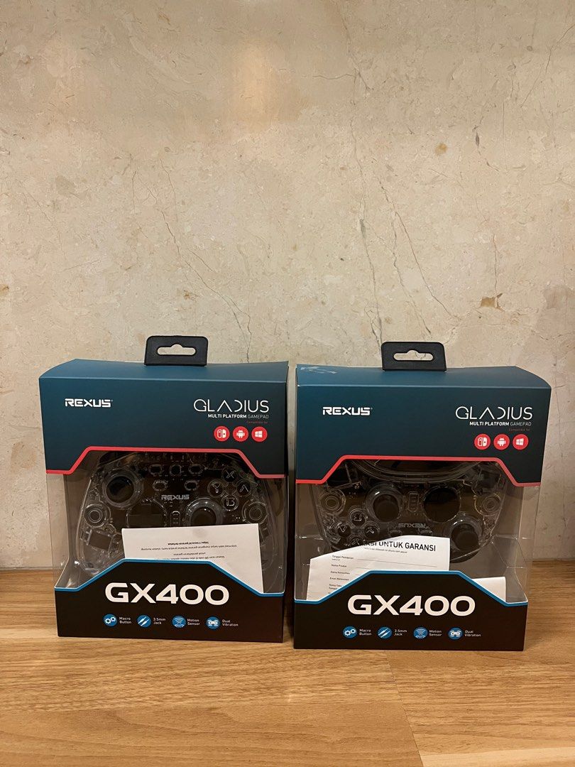 GAMEPAD BLUETOOTH REXUS GLADIUS GX400, Video Game, Aksesori di Carousell