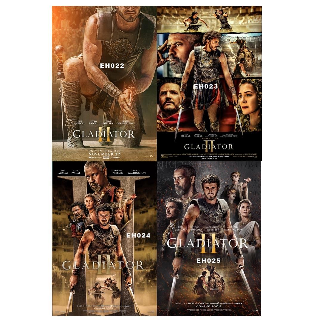 Gladiator 2 Movie Posters (2024), Hobbies & Toys, Art & Prints on Carousell