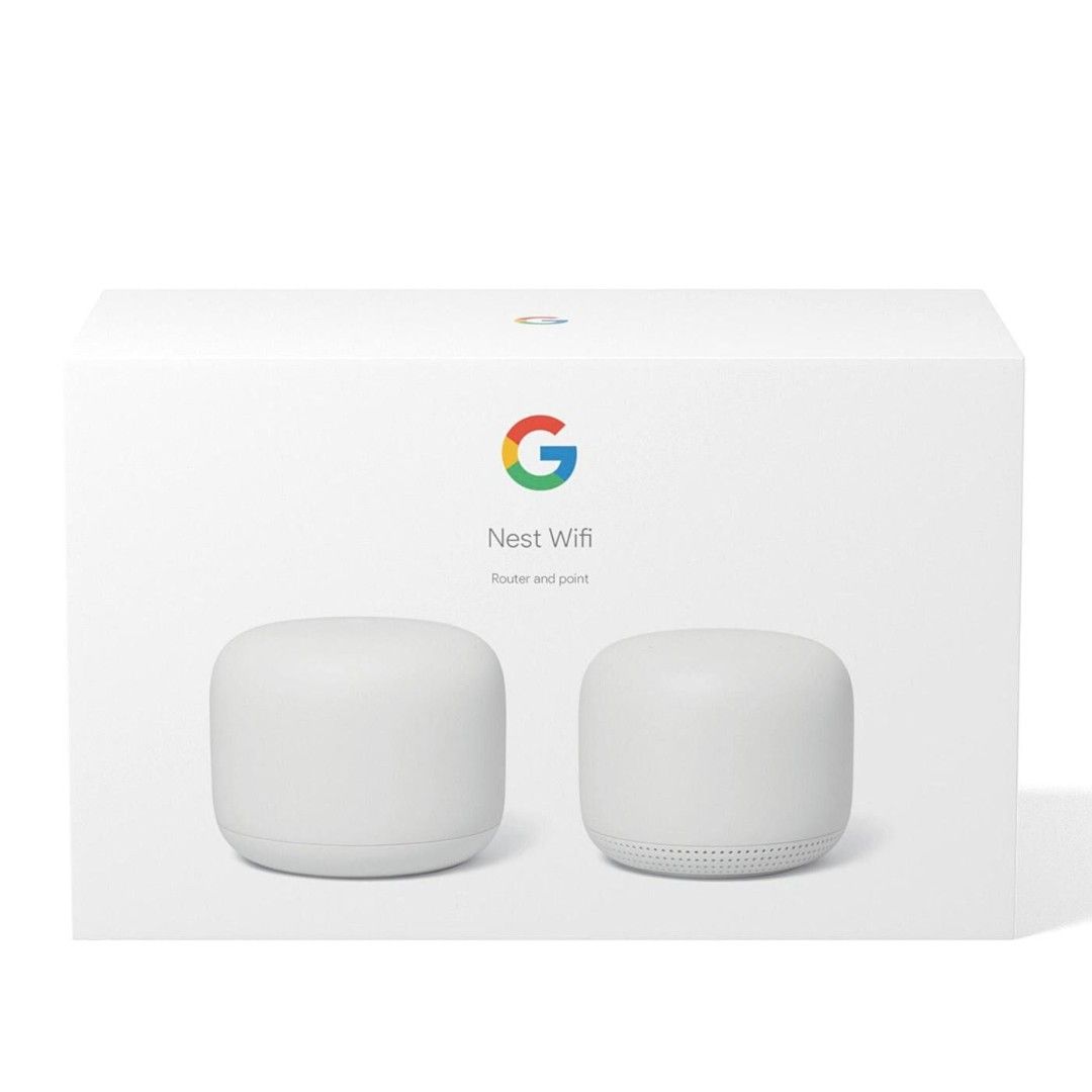 Google Nest WiFi router and point, Computers & Tech, Parts ...