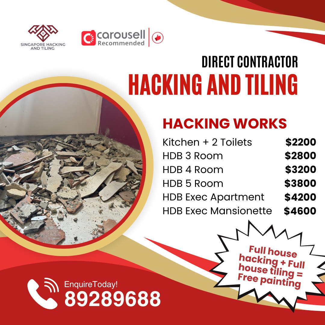 Hacking/Demolish/Dismantling Services/Toilet Renovation/Kitchen Hacking ...