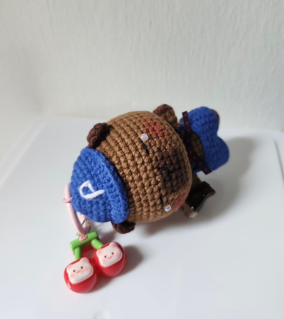 Handmade Crochet Capy with Coke bag charm, Hobbies & Toys, Stationery ...