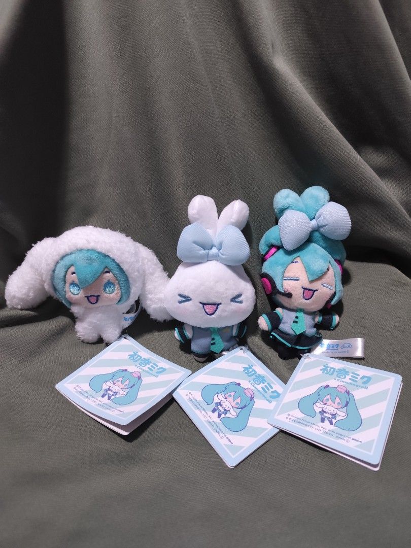 Hatsune Miku Plush collab Sanrio, Hobbies & Toys, Toys & Games on Carousell