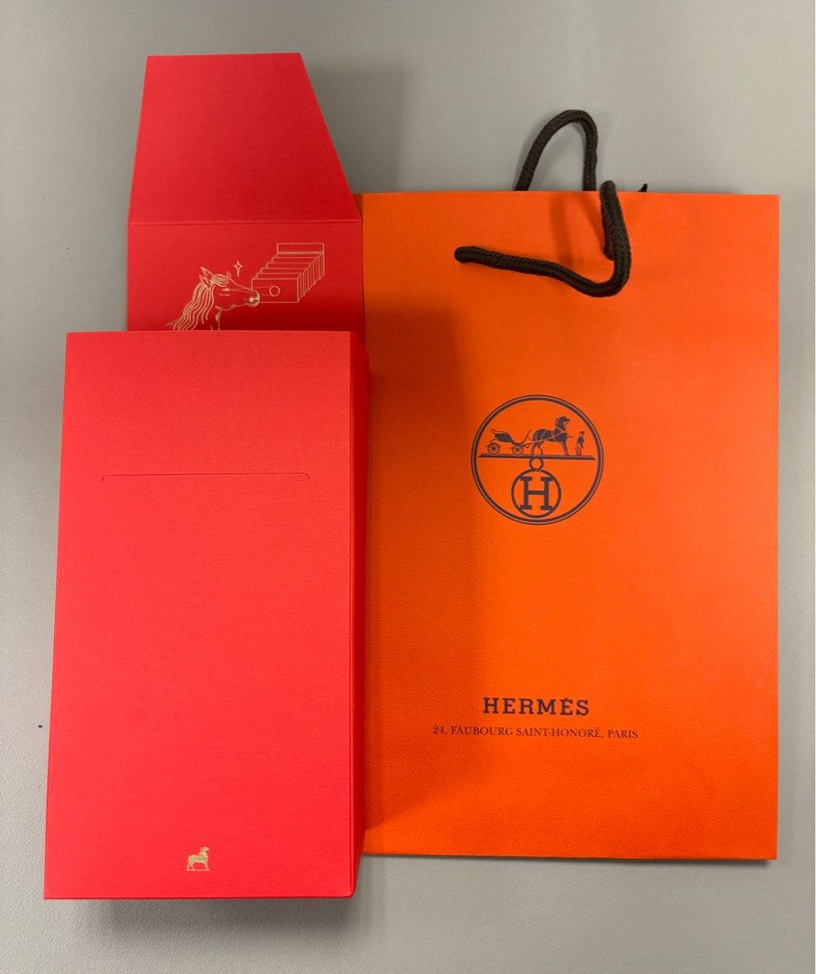 Hermes year2026 Horse Red Pocket Ang bao, Luxury, Accessories on Carousell